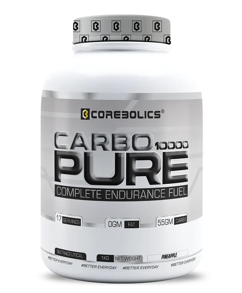 Corebolics Carbo Pure 10000 Complete Endurance Fuel (Pineapple, 1 kg,