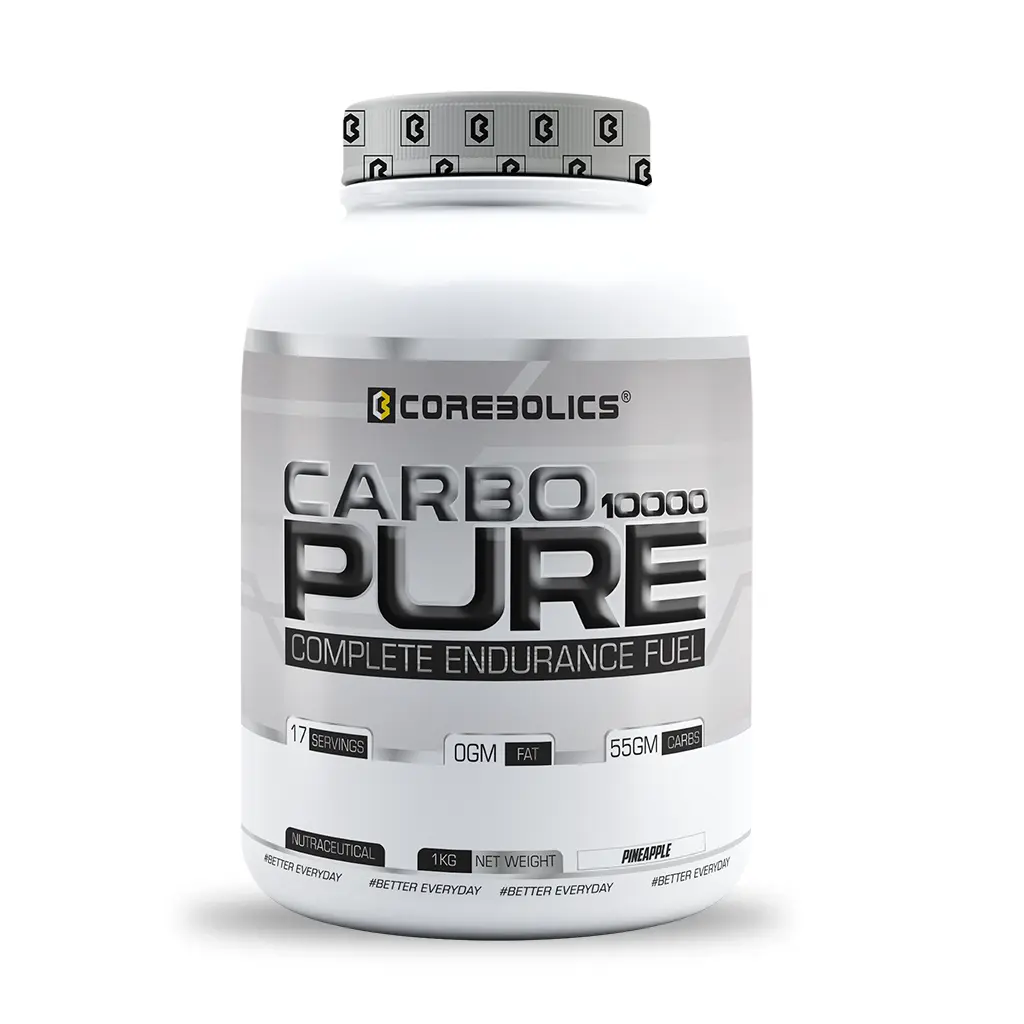Corebolics Carbo Pure 10000 Complete Endurance Fuel (Pineapple, 1 kg,