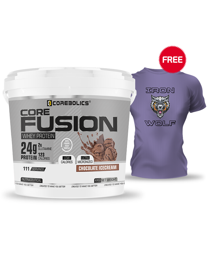 Corebolics Core Fusion Whey Protein (4 kg , 111 Servings)